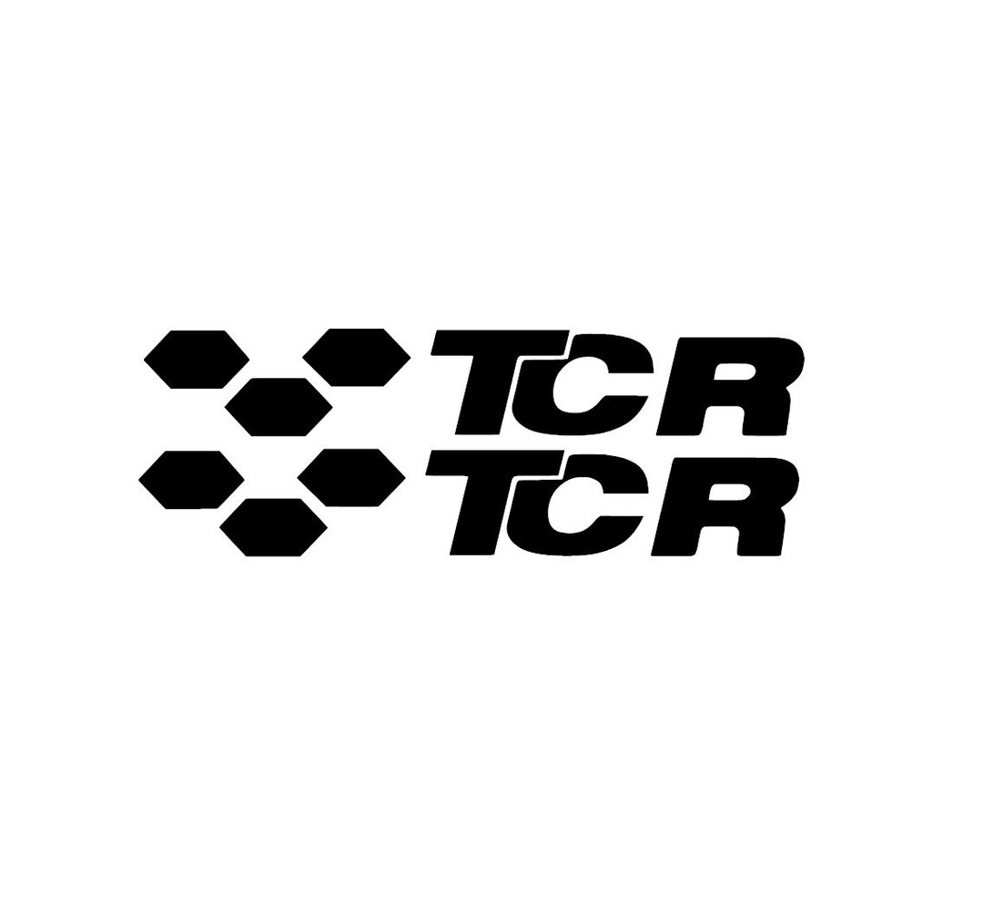 Golf GTI TCR Vinyl Tuning Sticker Car Decal Window Sticker Plotter Cut ...