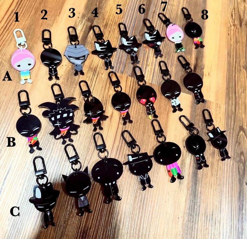 PRE-ORDER) Homestuck Chibi Carapacian Charms - Etsy