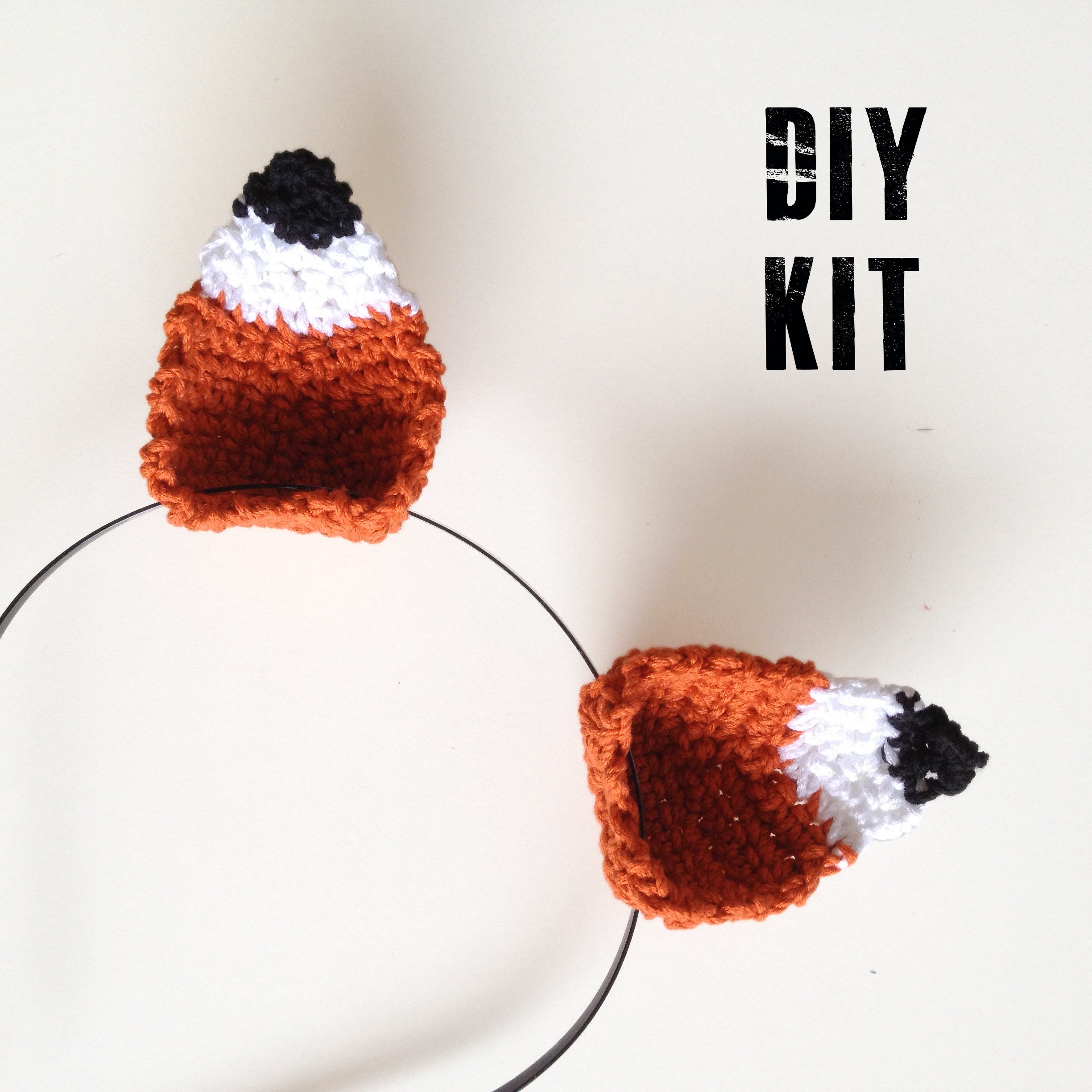 DIY KIT Fox Ears: Pattern and Material - Etsy