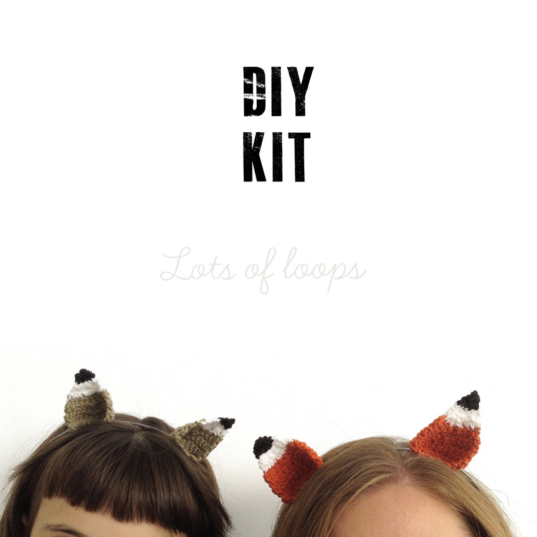 DIY KIT Fox Ears: Pattern and Material - Etsy