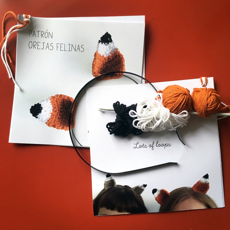 DIY KIT Fox Ears: Pattern and Material - Etsy