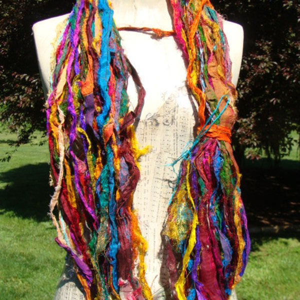 Silk Sari Yarn - Etsy