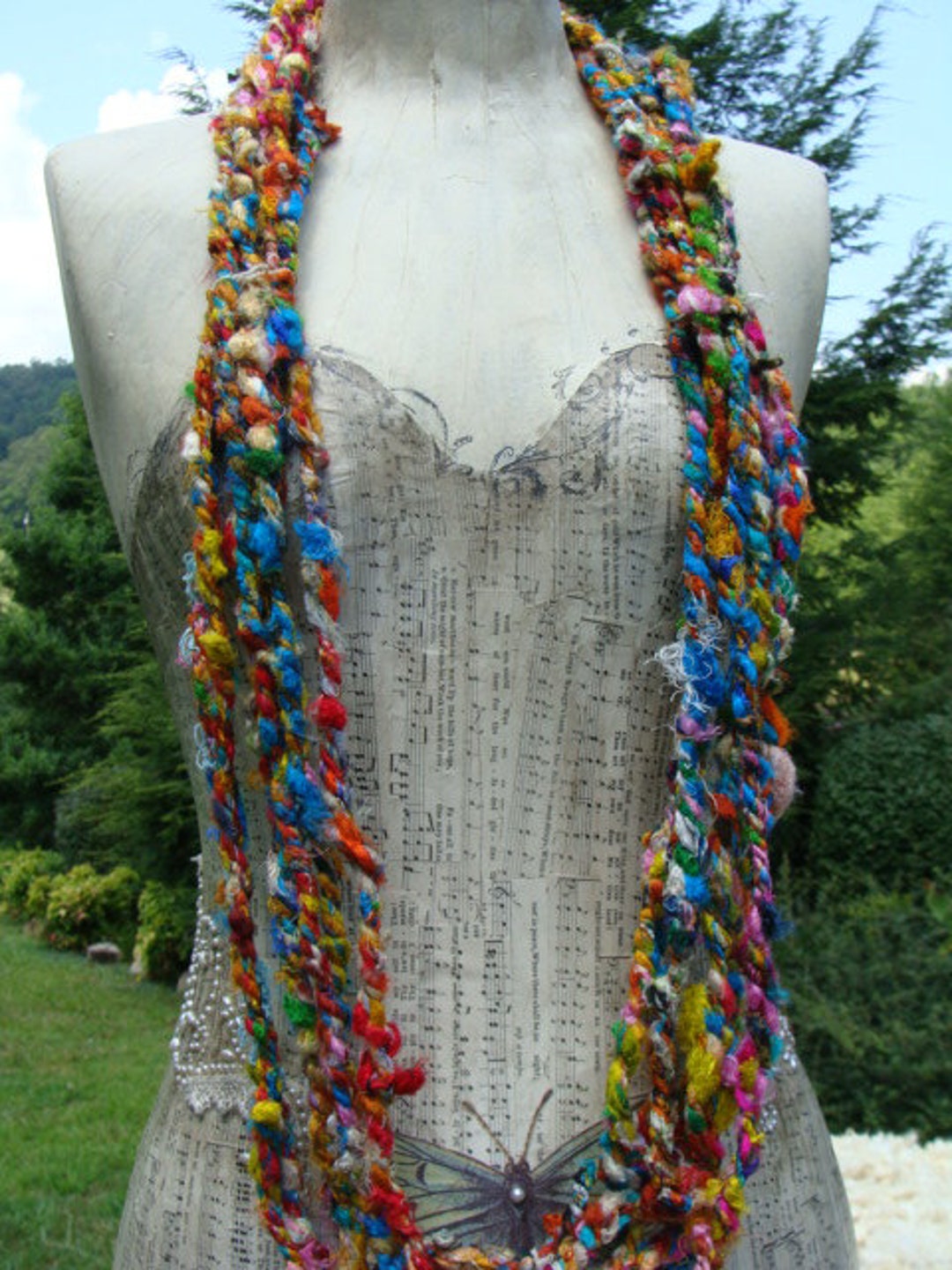 Fun and Funky Sari Yarn Cording so Soft 9 Yards Beautiful Textured - Etsy