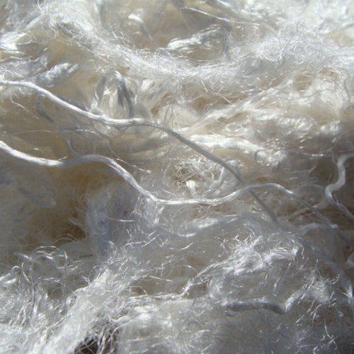 Tussah Silk Laps Sheets Undyed Silk Laps Fiber Silk for | Etsy