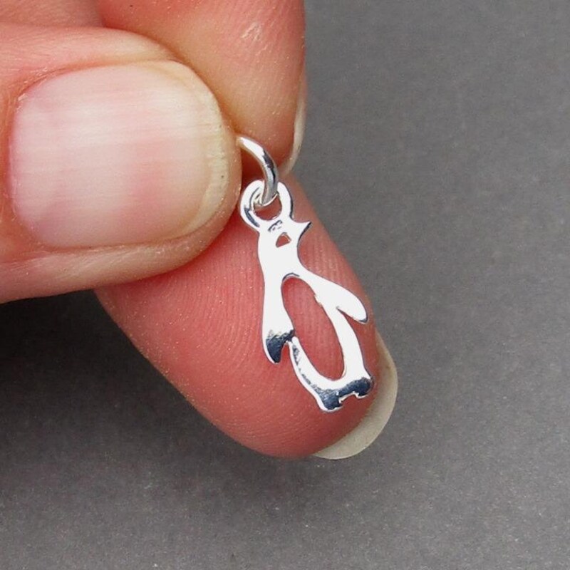 Silver Penguin - Etsy