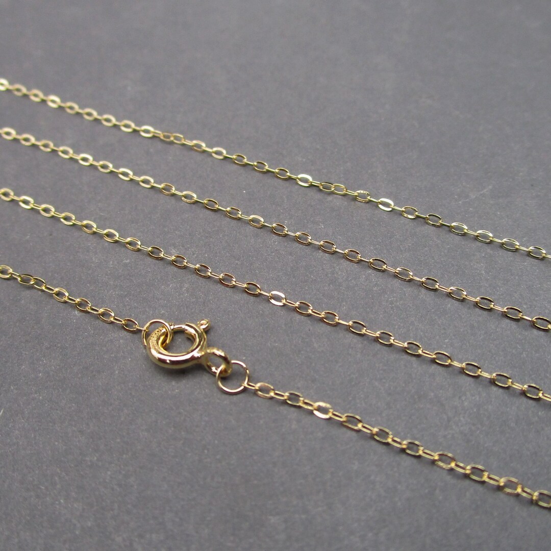 14k Gold Filled Dainty Necklace Chain for Interchangeable Charms ...