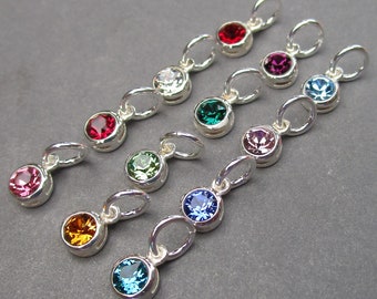 Add-on Crystal Channel Charm Swarovski Crystal Charm - Etsy