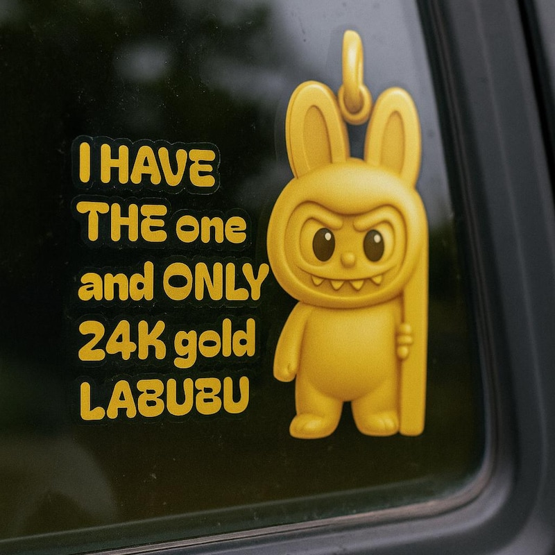 24k Gold Labubu - Etsy