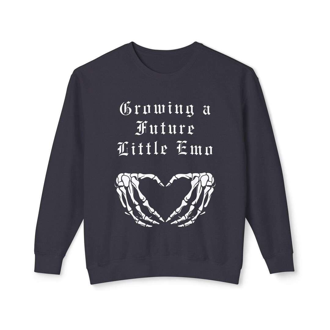 Growing a Future Little Emo Sweatshirt: Comfort Colors Crewneck - Etsy