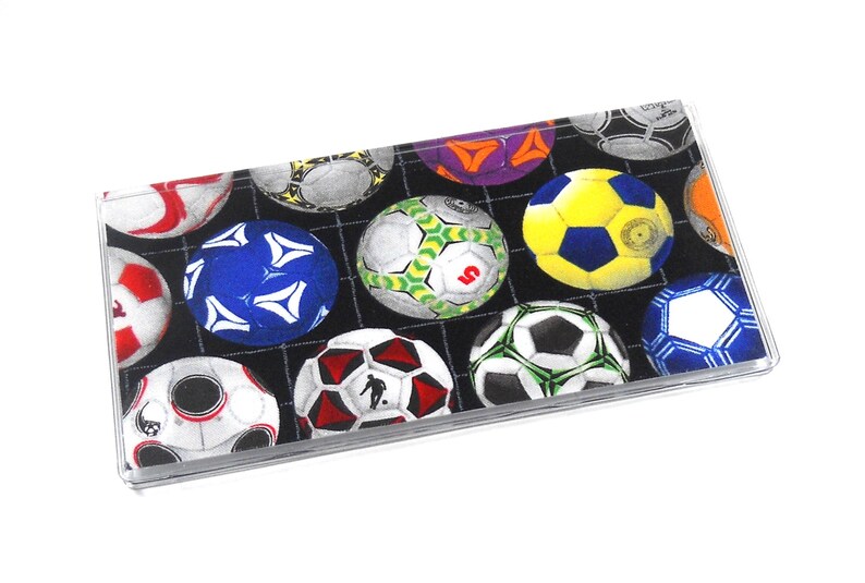 Checkbook Cover Soccer | Etsy