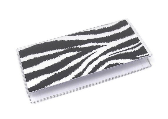 Checkbook Cover Zebra | Etsy