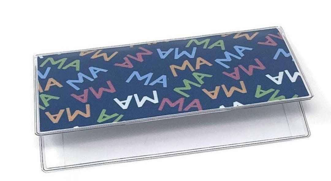 Checkbook Cover Massachusetts State Abbreviation - Etsy