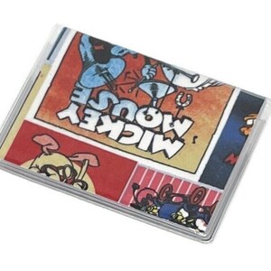 Card Case Mini Wallet Mickey Mouse Comics - Etsy