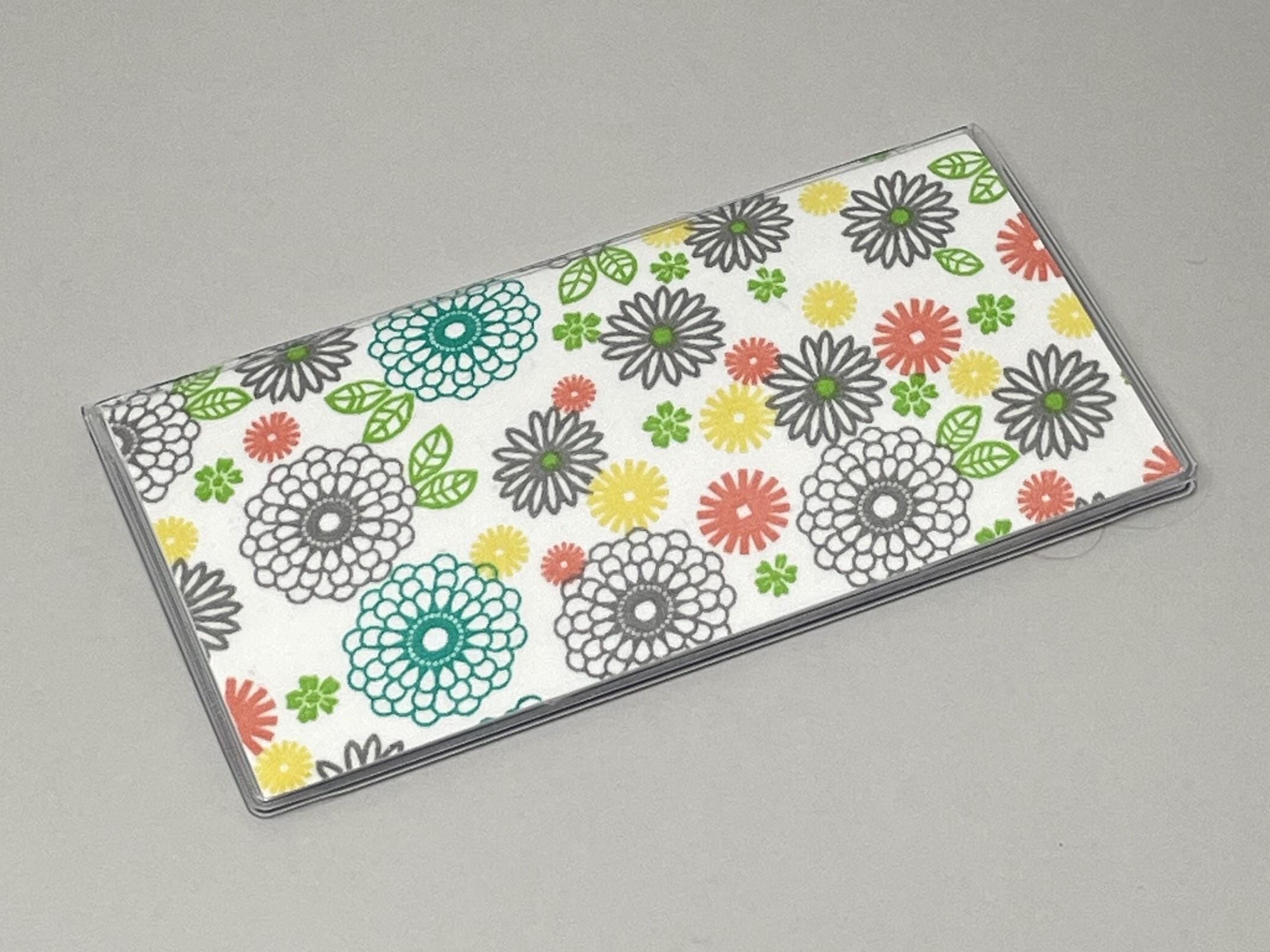 Checkbook Cover Tropical Flowers - Etsy