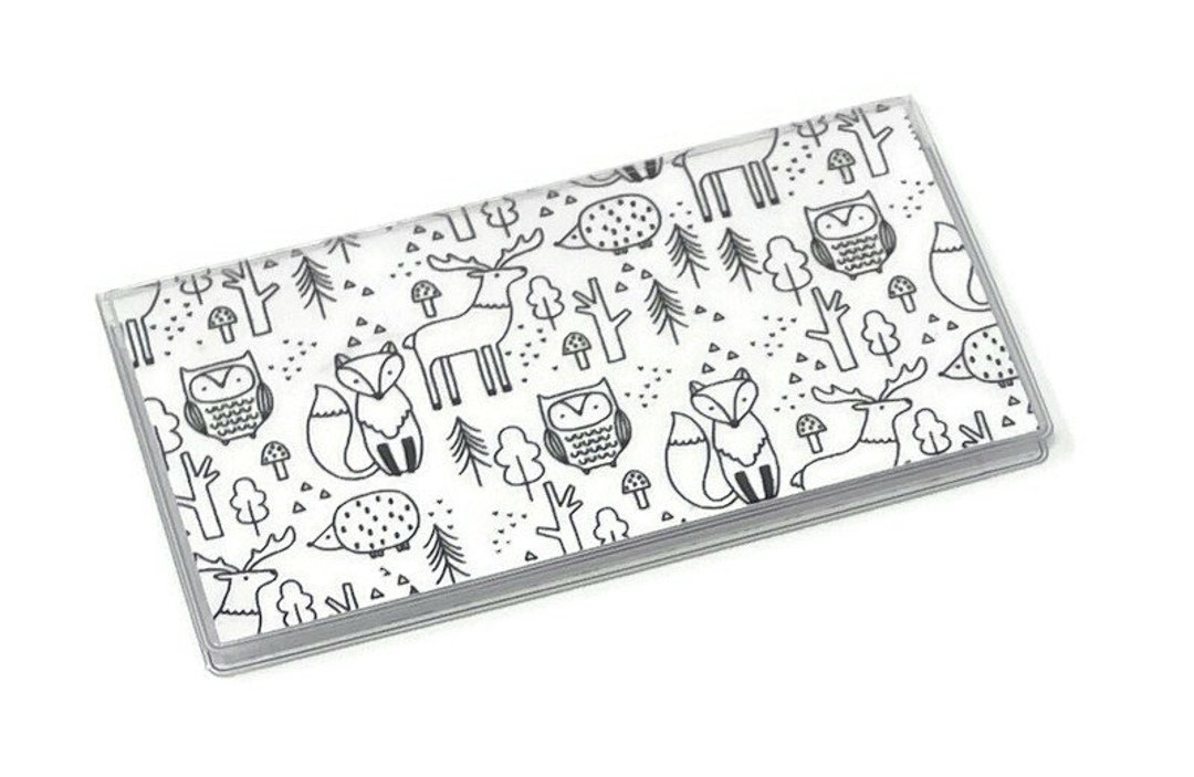 Checkbook Cover Woodland Animals - Etsy