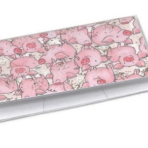 Checkbook Cover Pigs - Etsy