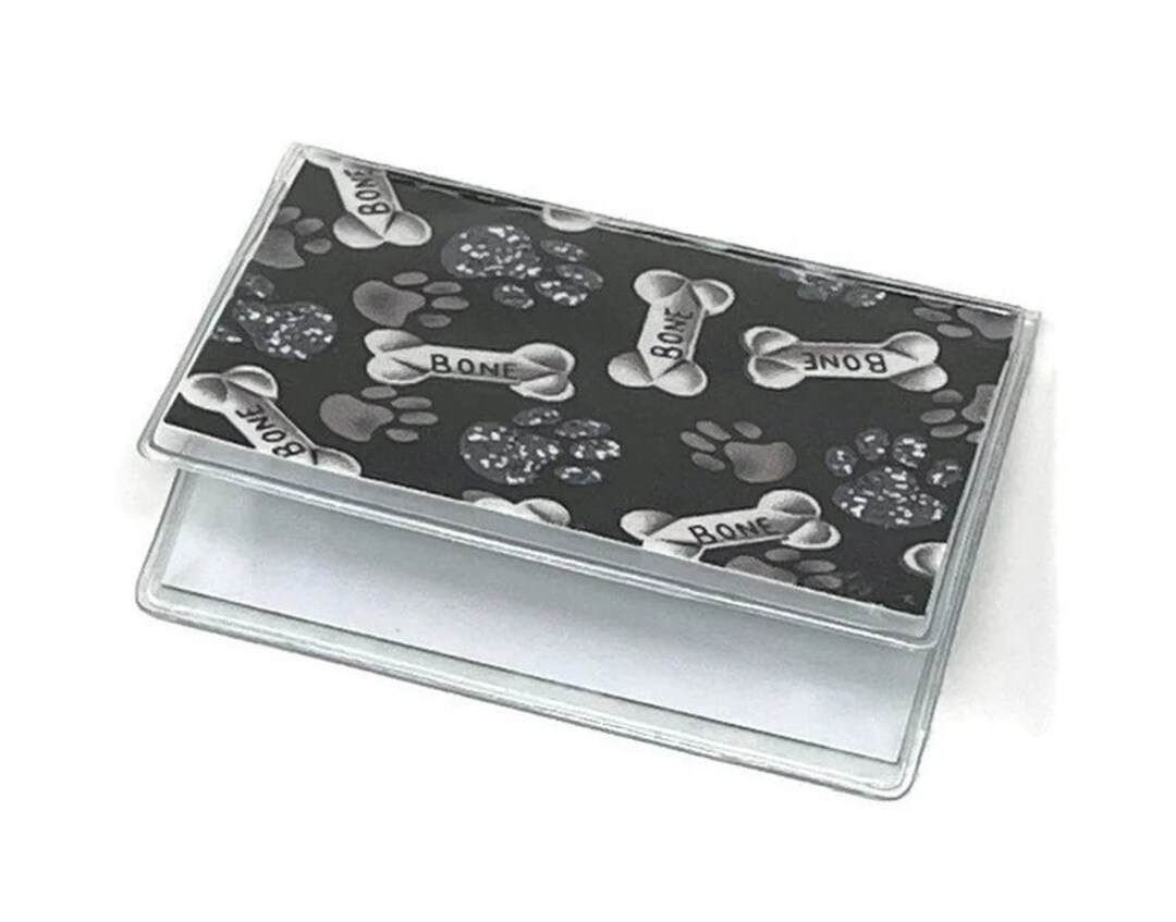 Card Case Mini Wallet Dog Bones - Etsy