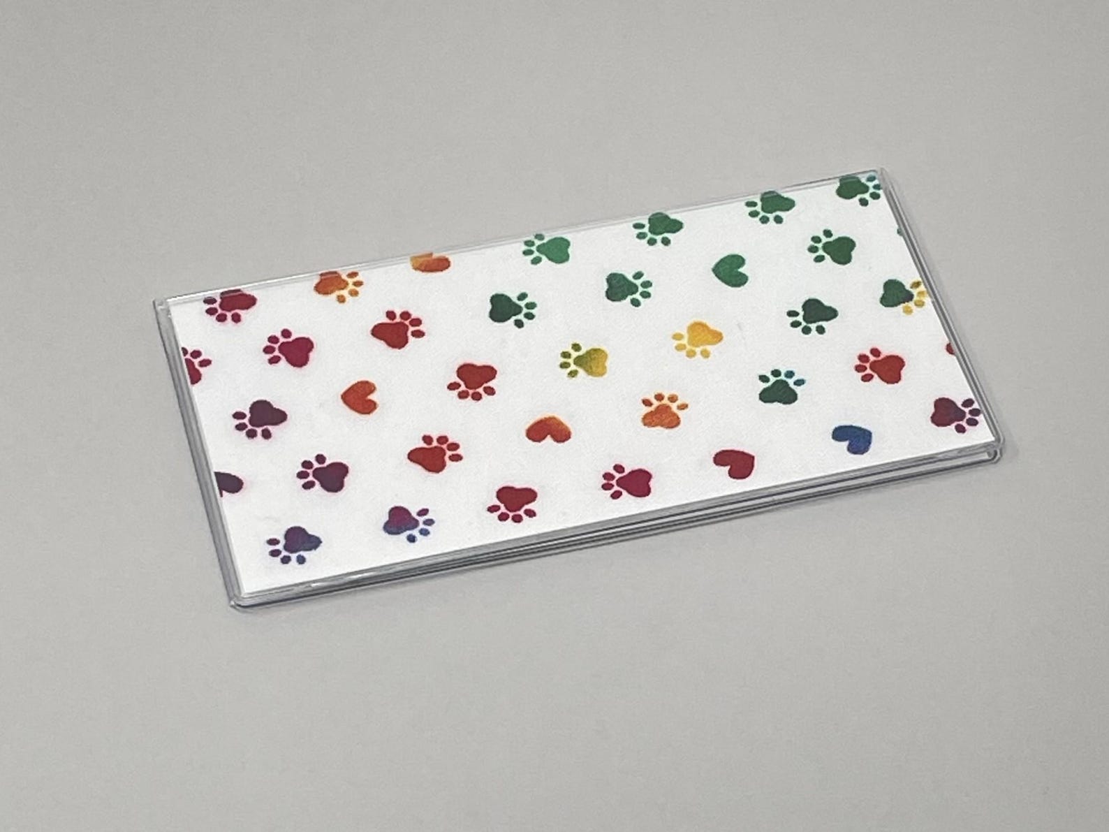 Checkbook Cover Dog Paws - Etsy