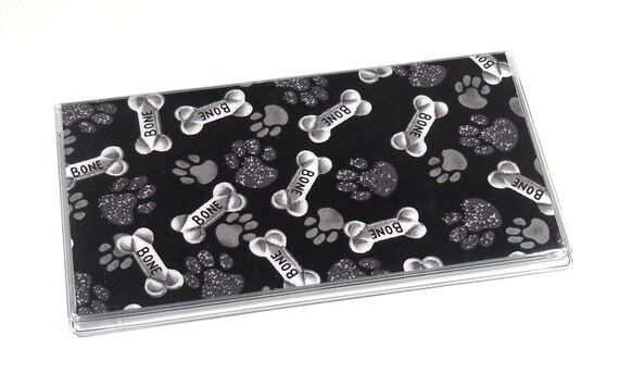 Checkbook Cover Dog Bones - Etsy