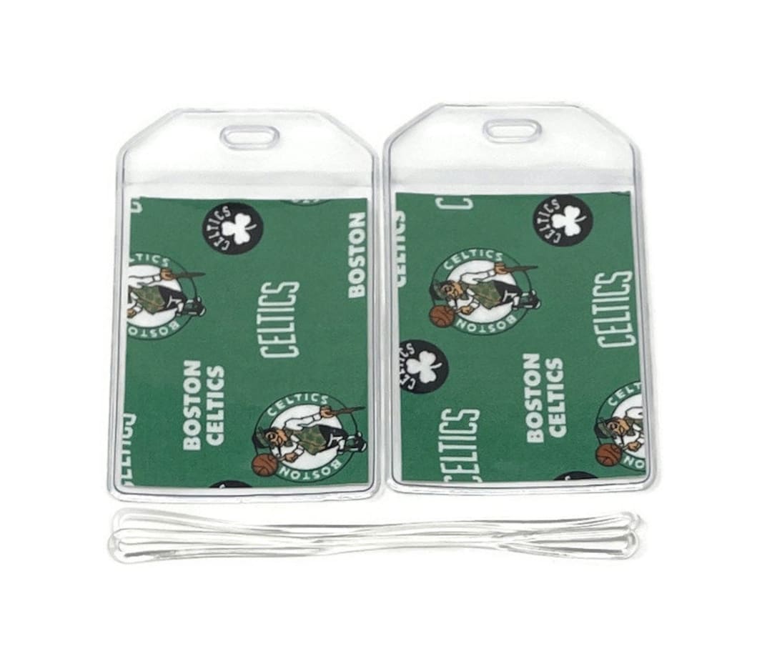Luggage Tags Set of 2 Boston Celtics Logo - Etsy
