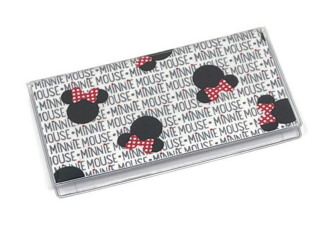 Checkbook Cover Minnie Mouse - Etsy