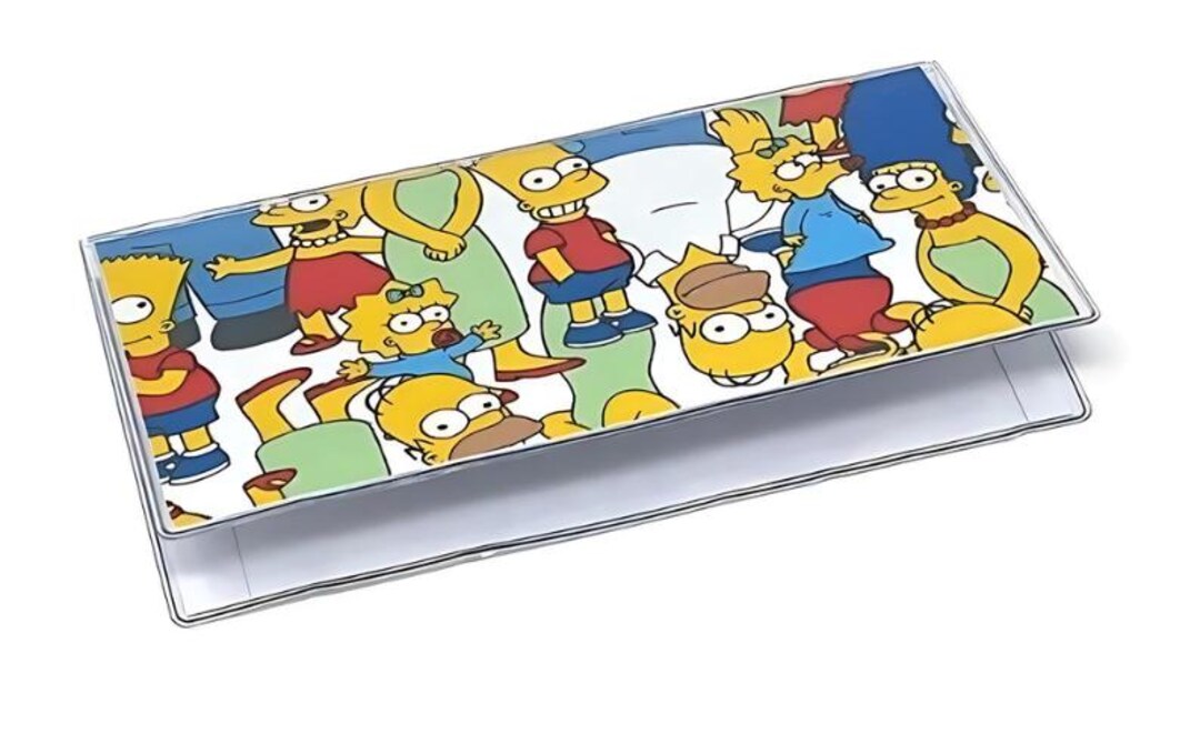 Checkbook Cover the Simpsons - Etsy
