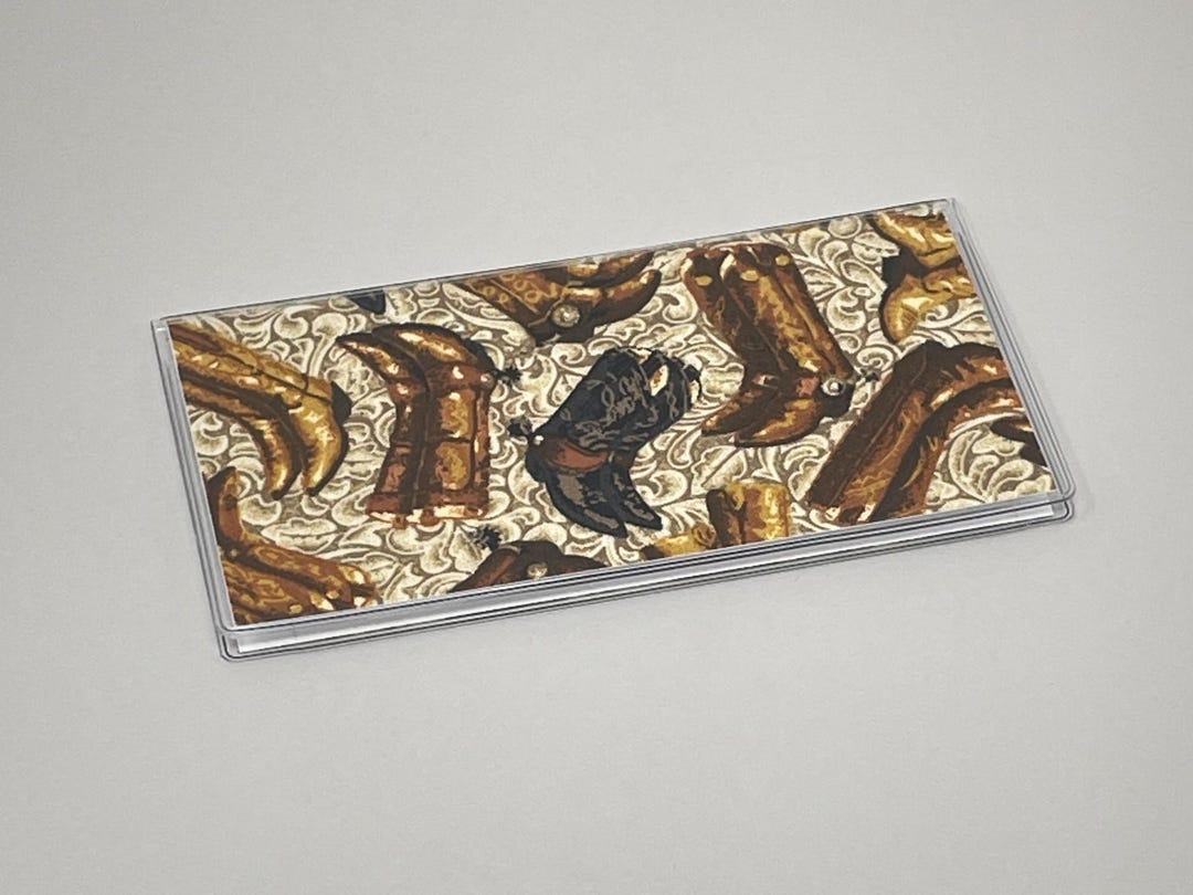 Checkbook Cover Cowboy Boots - Etsy