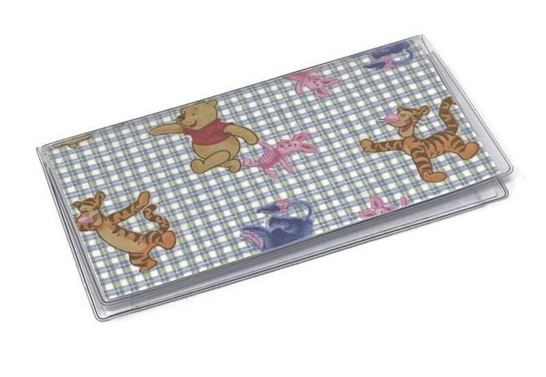 Checkbook Cover Winnie the Pooh - Etsy