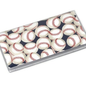 Checkbook Cover Baseball - Etsy