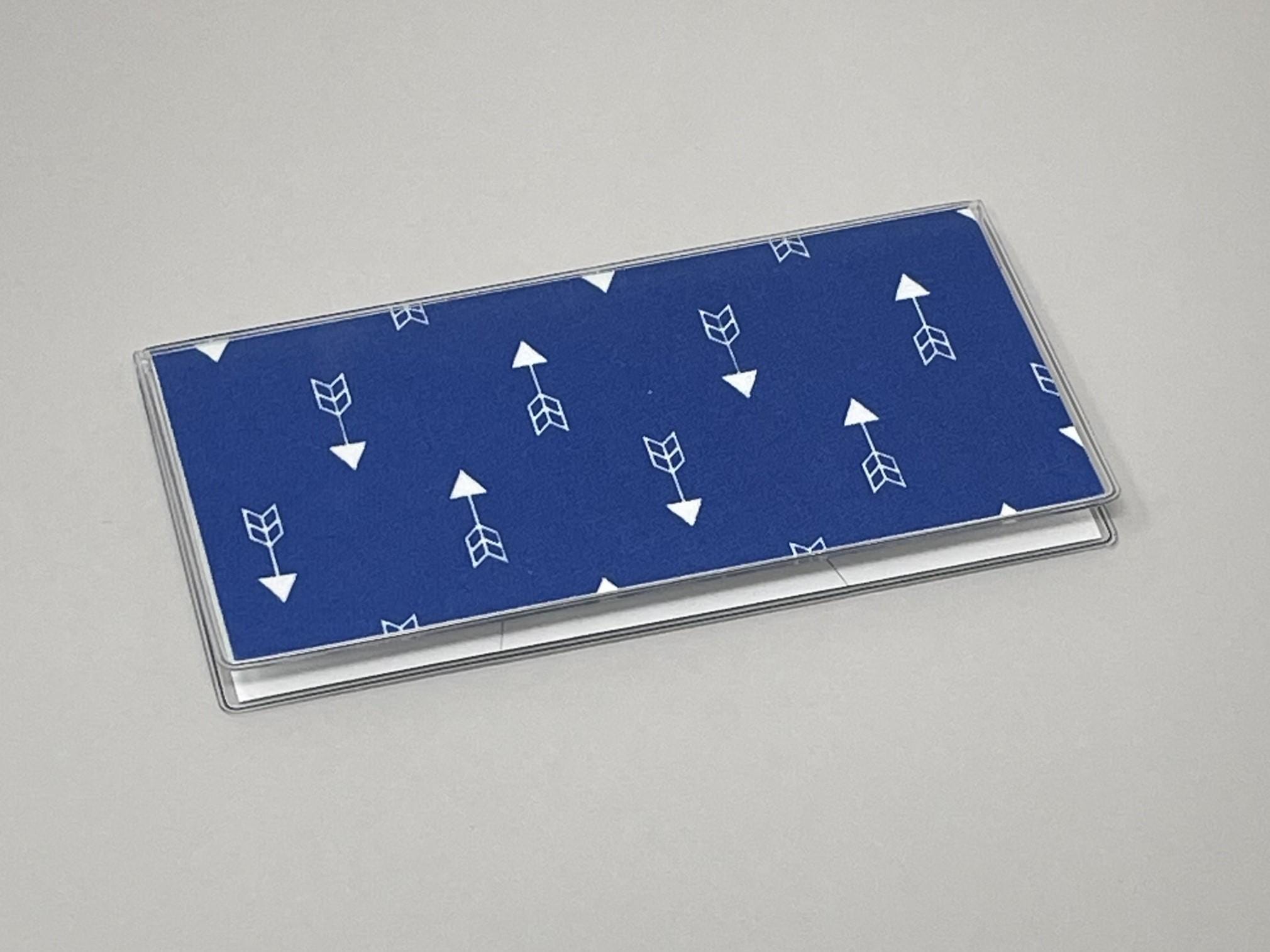 Checkbook Cover Arrow Blue - Etsy