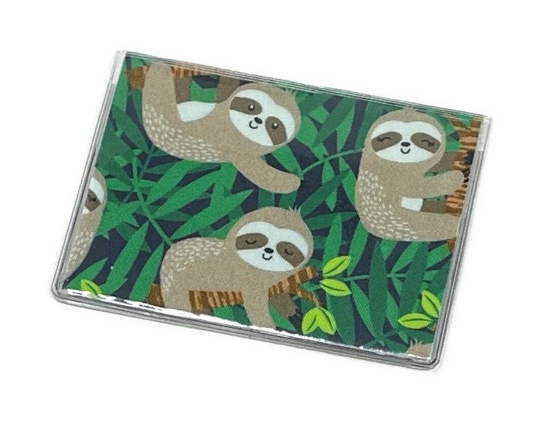 Card Case Mini Wallet Sloth Life - Etsy