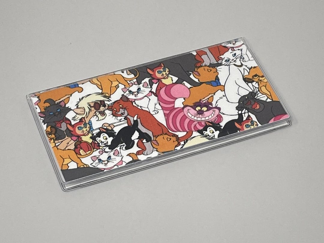 Checkbook Cover Disney Cats - Etsy