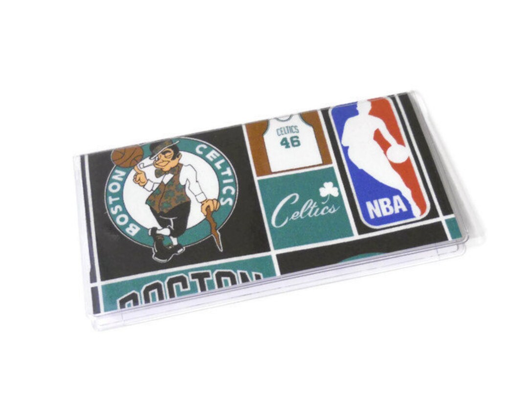 Checkbook Cover Boston Celtics - Etsy