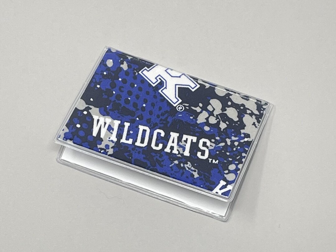 Card Case Mini Wallet University of Kentucky Wildcats Splatter - Etsy