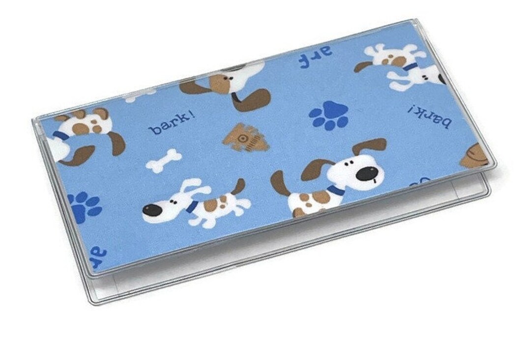 Checkbook Cover Dog Bark - Etsy