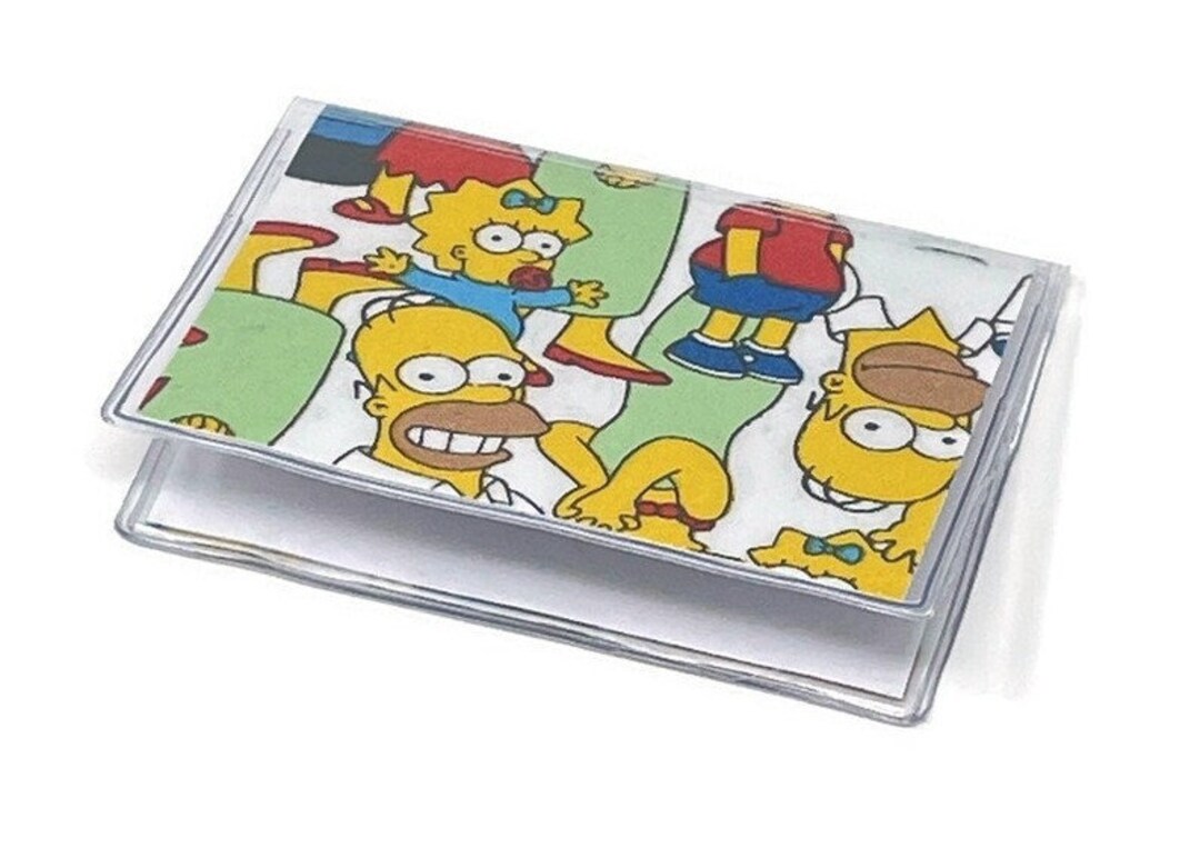 Card Case Mini Wallet the Simpsons - Etsy