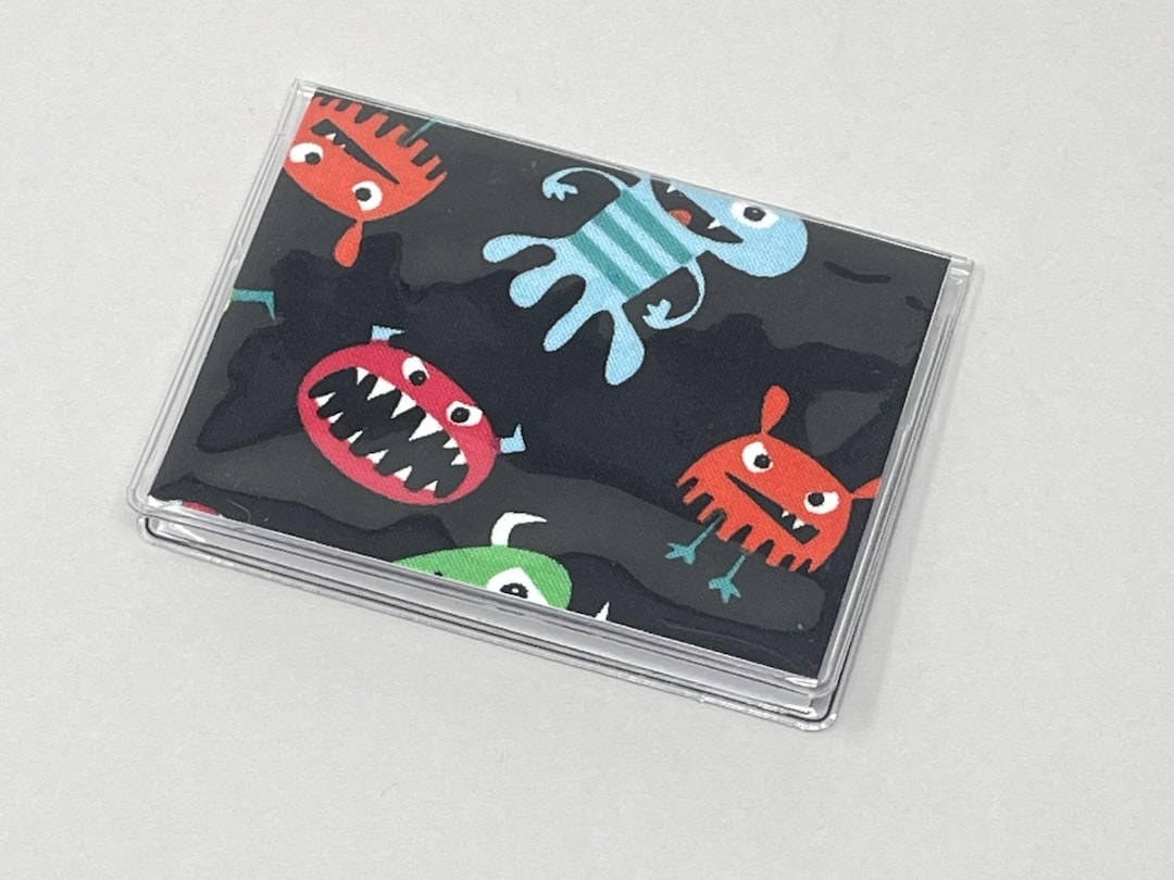 Card Case Mini Wallet Little Monsters - Etsy