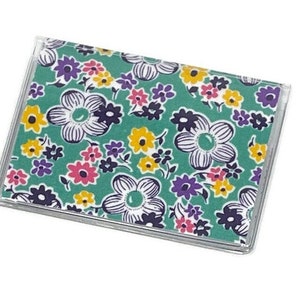 Card Case Mini Wallet Spring Flowers - Etsy