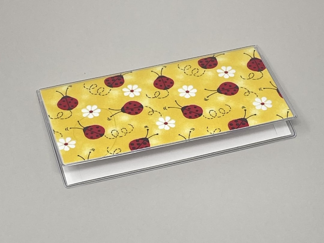 Checkbook Cover Ladybugs - Etsy