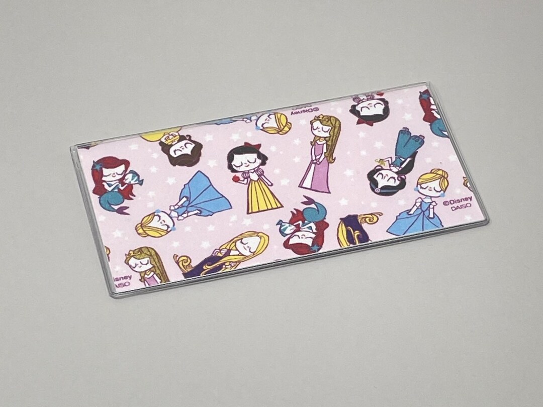 Checkbook Cover Daiso Disney Princesses - Etsy