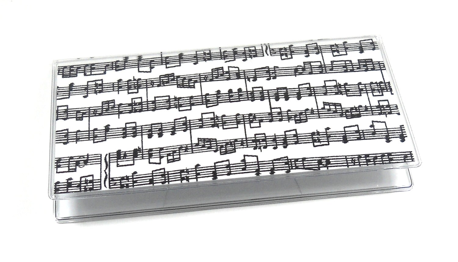 Checkbook Cover Music Notes - Etsy
