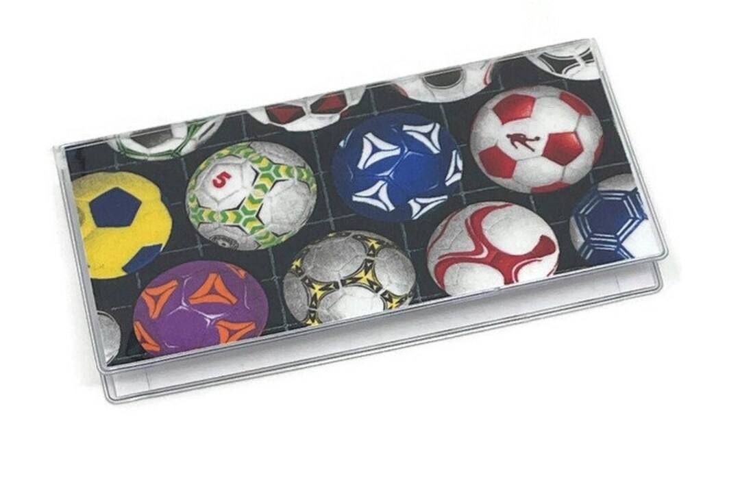 Checkbook Cover Soccer - Etsy