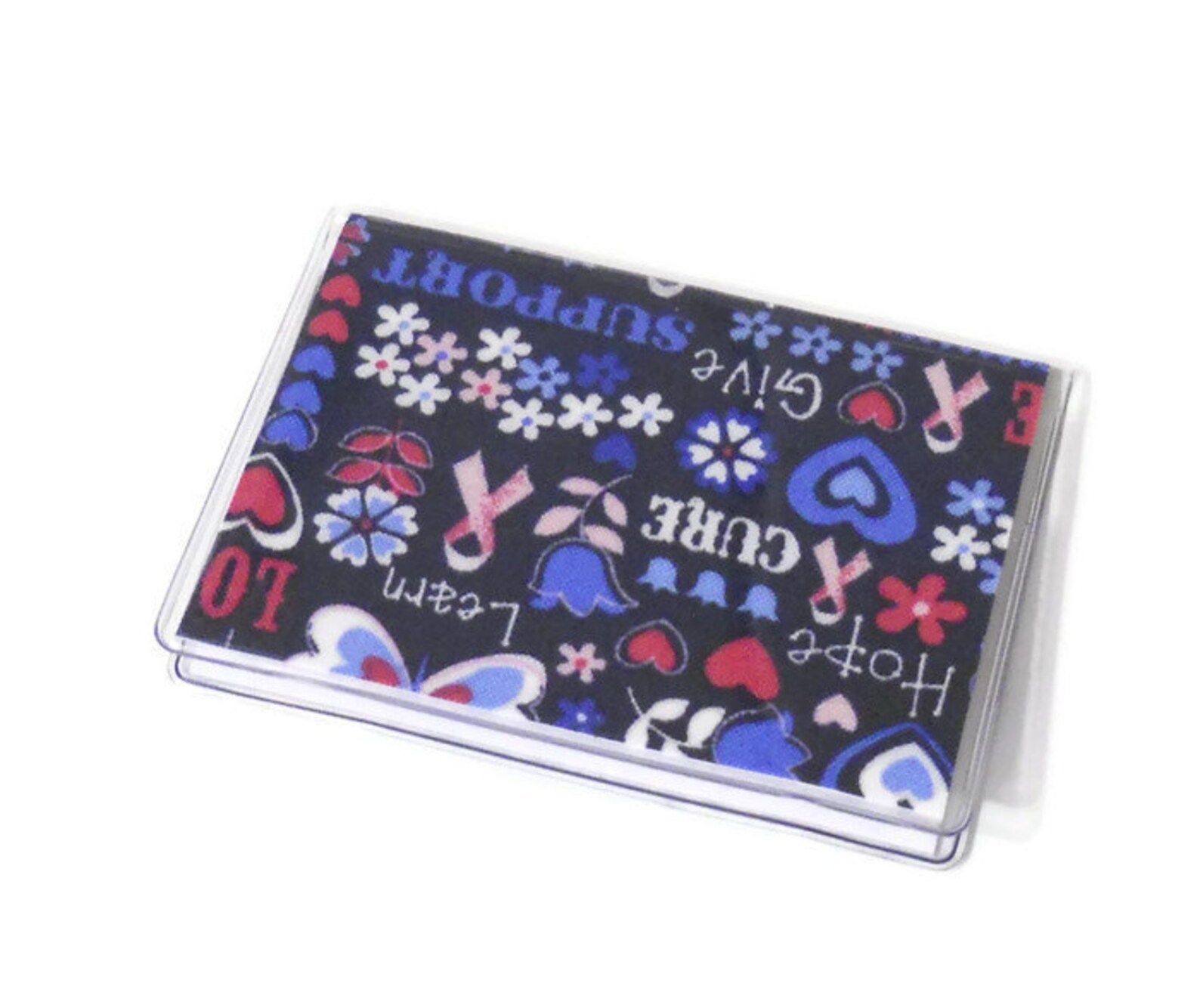 Card Case Mini Wallet Breast Cancer Support | Etsy