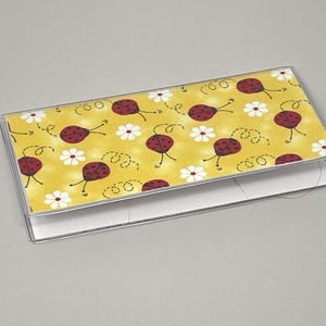 Checkbook Cover Ladybugs - Etsy