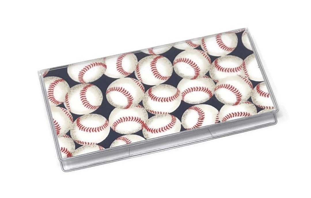 Checkbook Cover Baseball - Etsy