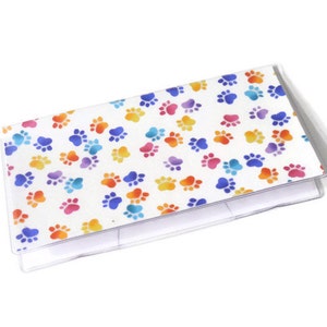Checkbook Cover Dog Paws - Etsy