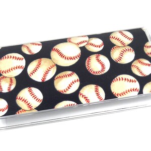 Checkbook Cover Baseball | Etsy