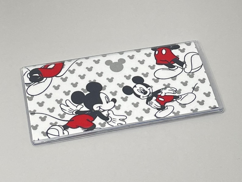 Checkbook Cover Mickey Mouse - Etsy
