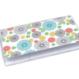 Checkbook Cover Tropical Flowers - Etsy
