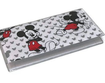 Checkbook Cover Lavender Dragonfly